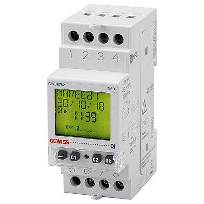 Timer Gewiss 16 Amp Electronic DIN | Eurotech NZ