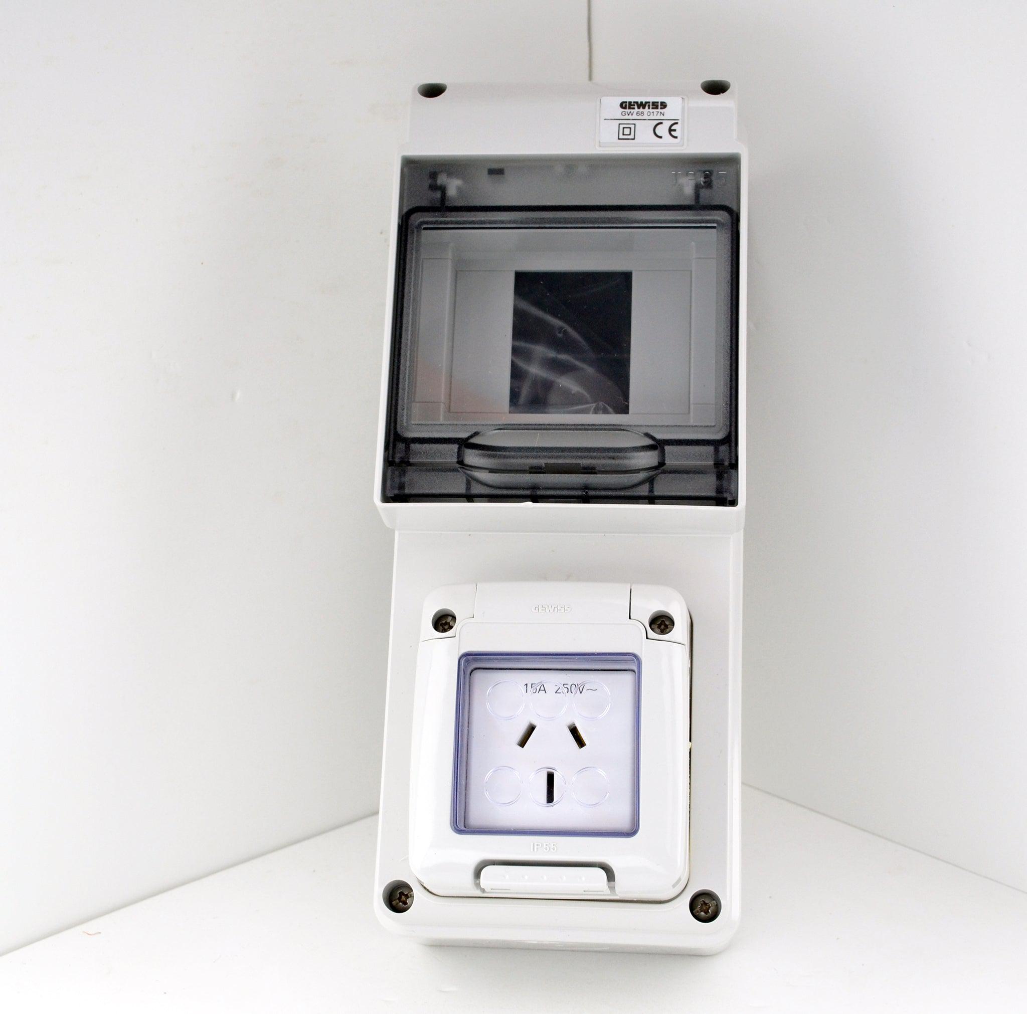 Switchboard 4 Way, RCD, 15 Amp Socket | Eurotech NZ